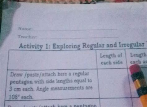 Name Teanher Activity 1 Exploring Regular And StudyX