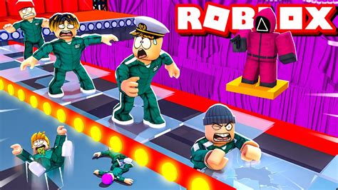 Impossible Glass Bridge In Squid Game In Roblox Youtube