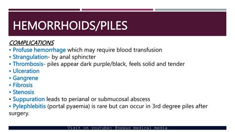 Hemorrhoids Anatomy Pathophysiology Clinical Features Diagnosis And