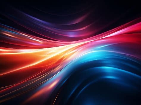 Premium Ai Image Abstract Colorful Modern Light Futuristic Effect Background Cyberspace And