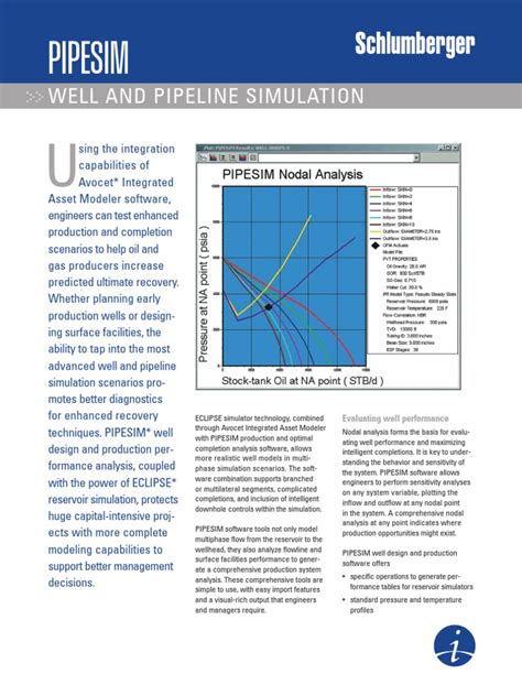 Pipesim Simulation Sensitivity Analysis