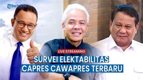 Survei Elektabilitas Capres Januari 2024 Belum Ada Yang Tembus 50