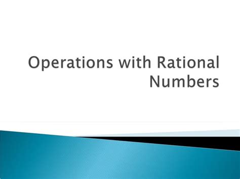 05 Performing Fundamental Operations On Integerspptx