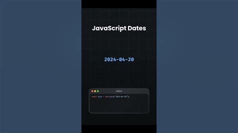 Manejo De Fechas En Javascript 🔥 🔥 🔥 🔥 Youtube