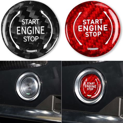 Car Engine Start Stop Button Cover Etsy