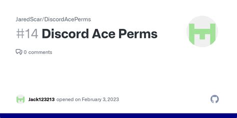 Discord Ace Perms · Issue 14 · Jaredscardiscordaceperms · Github