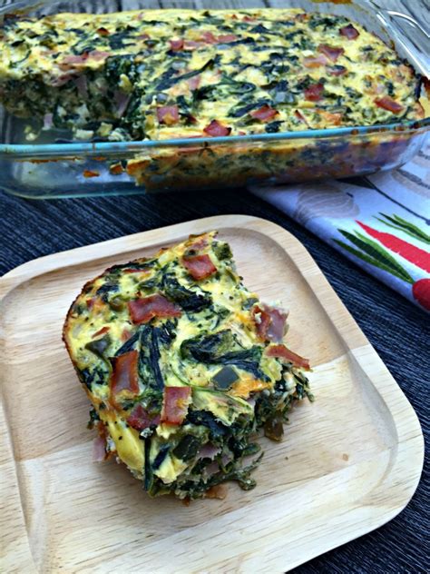 Ham And Vegetable Breakfast Casserole Chocolate Slopes®