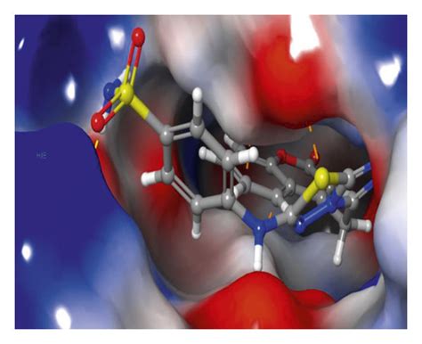 A 2d And B 3d Interactions Of Compound 8c With Atp Active Site Of