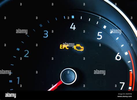 Check Engine Symbol On Car Dashboard In Blurred Motion Effect Problem