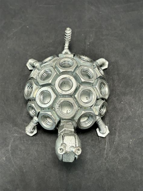 Welded Turtle Sculpture Picker Place