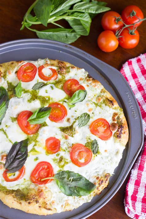 Tomato Basil Pesto Pizza Kendras Treats