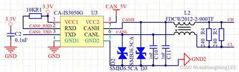Rs485和can电路中的tvs管选择