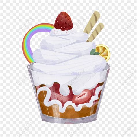만화 일러스트 수채화 스타일 아이스크림타일러과자쿠키 Png 일러스트 무료 다운로드 Lovepik