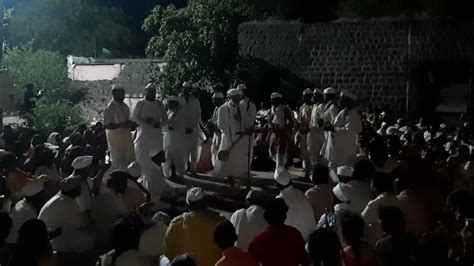 संत सखाराम महाराज पायी वारी दिंडी सोहळा गुरसाळे येथे अभंग भजन म्हणतांना