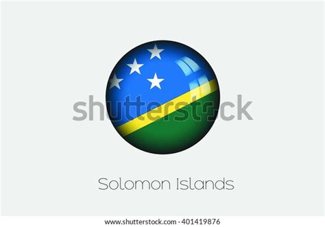 3d Orb Flag Illustration Solomon Islands Stock Vector Royalty Free 401419876 Shutterstock