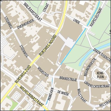 Digitale Plattegrond Van Sittard Centrum