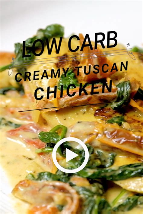 Low Carb Creamy Tuscan Chicken Artofit
