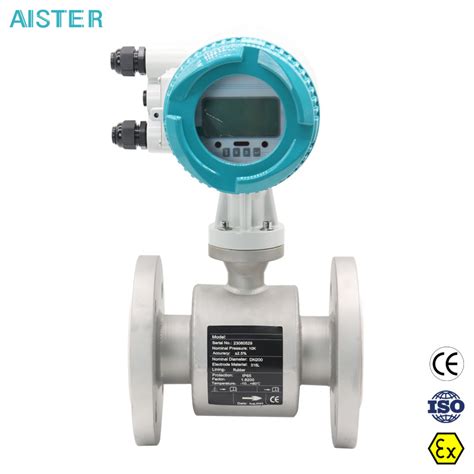Digital Flowmeter Flange Type Chemical Sewage Irrigation Sea Salt Rs485