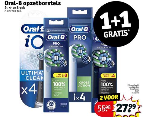 Oral B Opzetborstels Aanbieding Bij Kruidvat