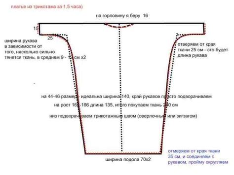 Выкройка Выкройки Платье кокон Выкройка платья
