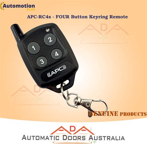 Apc Four Button Keyring Remote Apc Rc4s