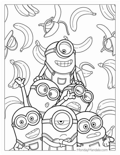 Pin By Christina Racknor On Svg Minion Coloring Pages Free Disney