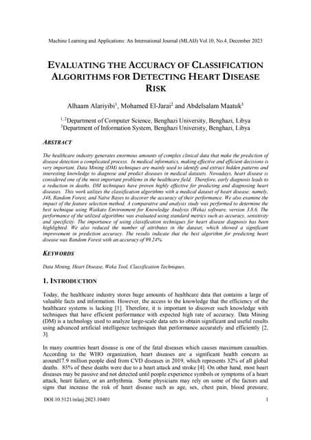 Prediction Of The Risk Of Developing Heart Disease Using Logistic