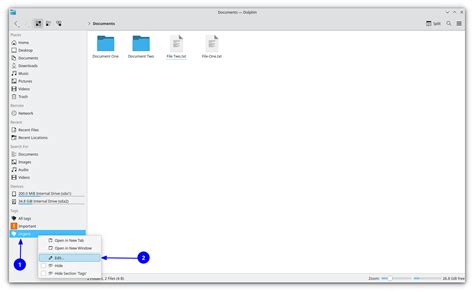 Using File Tagging Feature In Kdes Dolphin File Manager
