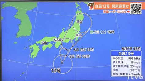8日金も厳しい暑さに 台風13号は東日本に上陸のおそれ 気象予報士が解説 Tbs News Dig