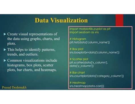 Exploratory Data Analysis In Machine Learning Ppt