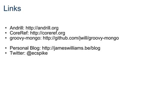 Using Mongodb With Groovy Ppt