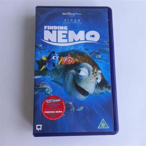 Finding Nemo Vhs Walt Disney Pixar Cassette Video £400 Picclick Uk
