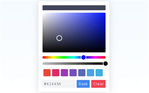 JavaScript Color Picker Select RGB HSV Value Using Pickr Js Cocyer