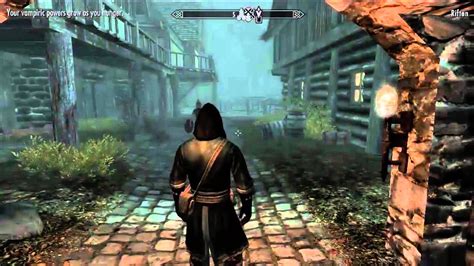 The Elder Scrolls V Skyrim Vampire Assassin Build Youtube