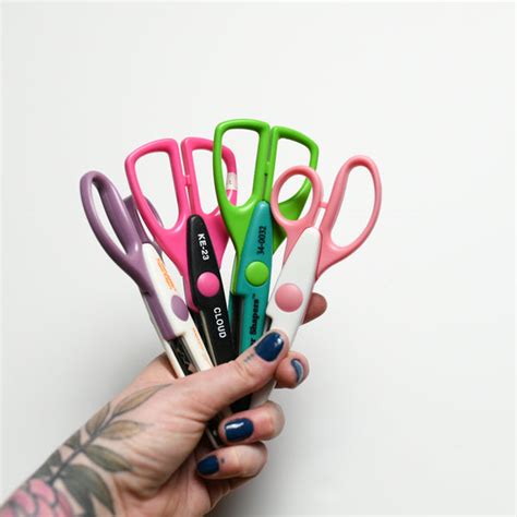 Four Pairs Of Decorative Scissors Make And Mend