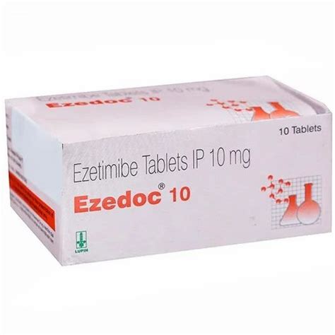 Ezedoc 10 Tablet Ezetimibe Tablet At ₹ 208strip Ezedoc Tablet In