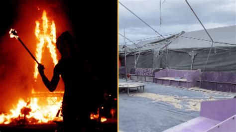 Burning Man Festivals Orgy Dome Destroyed By Dust Storm