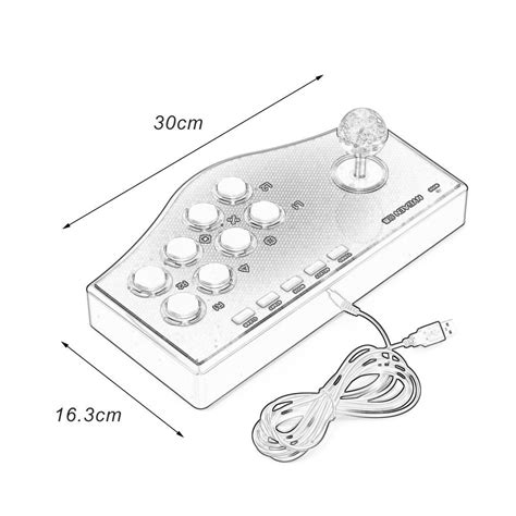 3 In 1 Usb Wired Game Controller Game Rocker Arcad Grandado