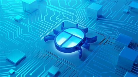 미래 지향적 인 회로 기판 설계에 대한 디지털 버그 아이콘 0명에 대한 스톡 사진 및 기타 이미지 0명 3차원 형태 Cpu Istock