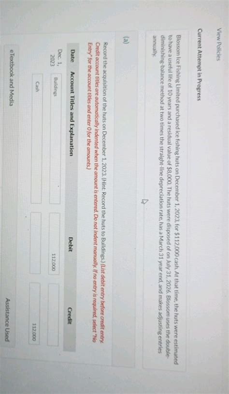 View Policies Current Attempt In Progress StudyX