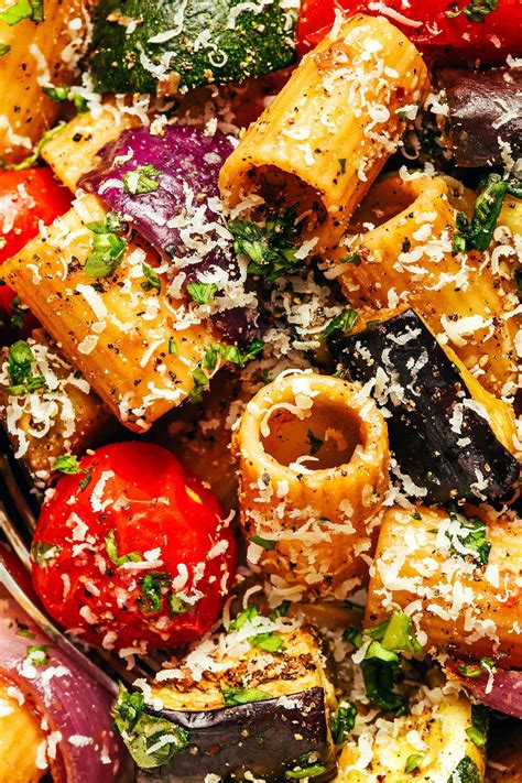 Roasted Vegetable Pasta Gimme Some Oven