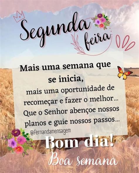 Sintético 134 Bom dia segunda feira boa semana abençoada