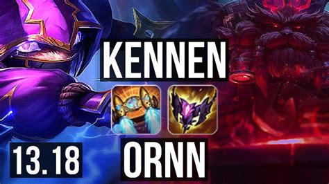 Kennen Vs Ornn Top 806 15m Mastery Legendary Na Diamond 13