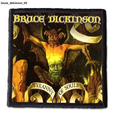 Bruce Dickinson 06 Small Printed Patch King Of Patches
