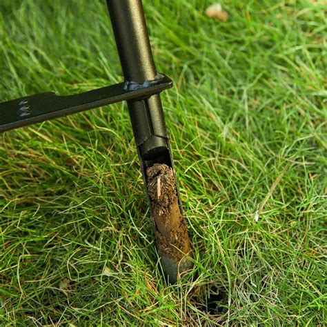Best Lawn Core Aerator Plug Aerator With Non Clog Slot For Compact La