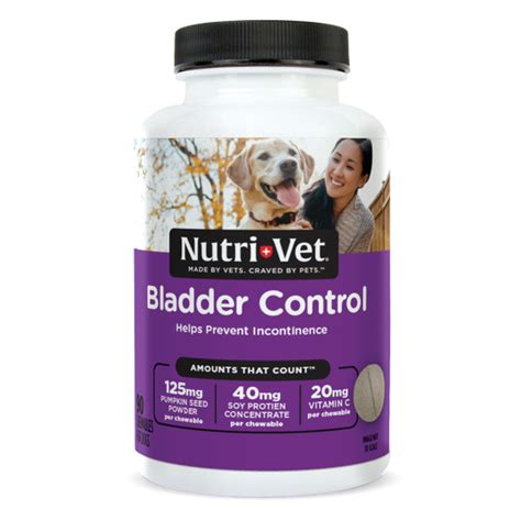 Bladder Control Chewable Tablets Dog Digestive Health Nutri Vet