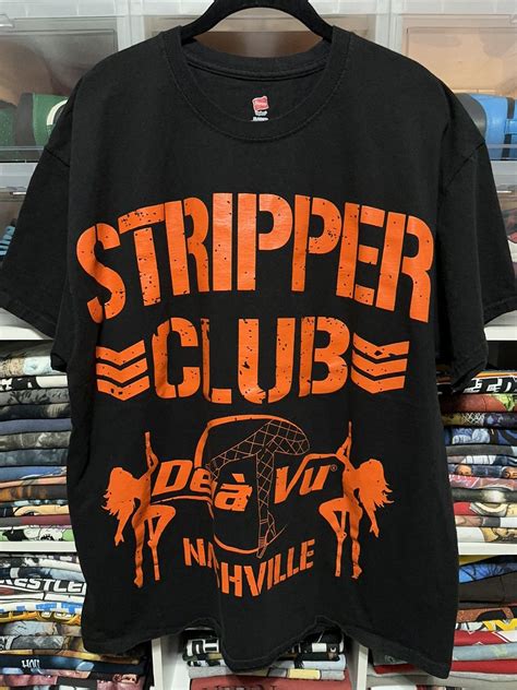 Vintage Vintage 2000s Stripper Club Deja Vu Adult Humor Tee Xl Grailed