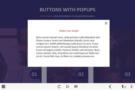 Three Clickable Images — Storyline Template Elearningchips