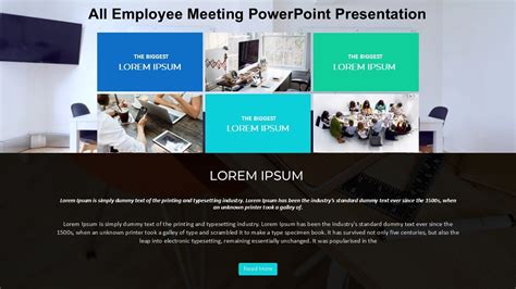 All Employee Meeting Powerpoint Presentation Pptuniverse