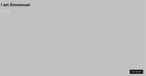 Static Page Html Codesandbox